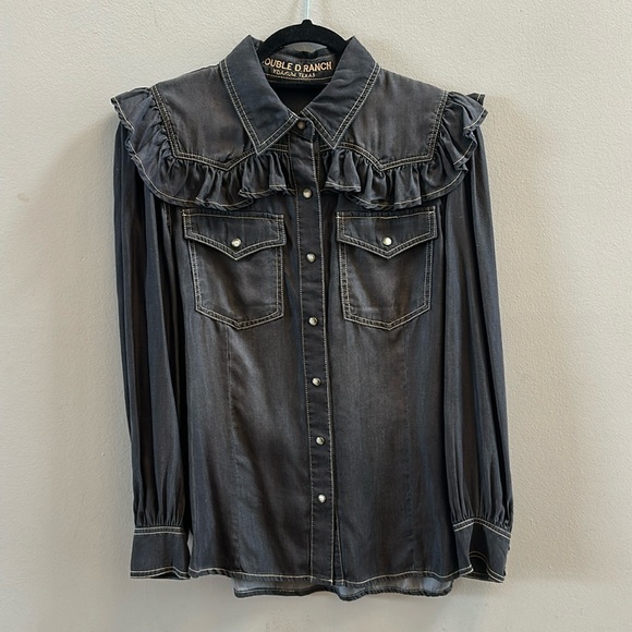 Double D Ranch | Tops | Double D Ranch Western Snap Shirt | Poshmark
